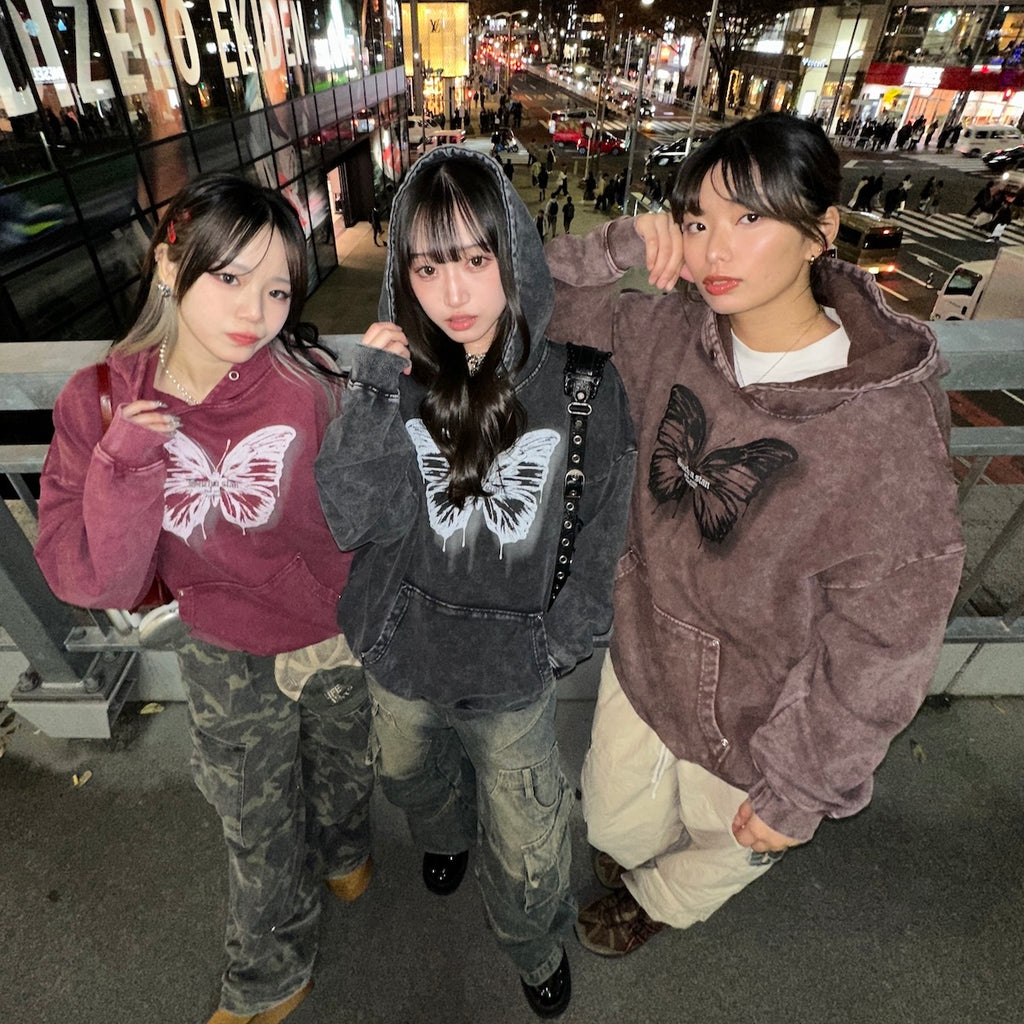 STAN spray butterfly pigment hoodie – Such a Stan